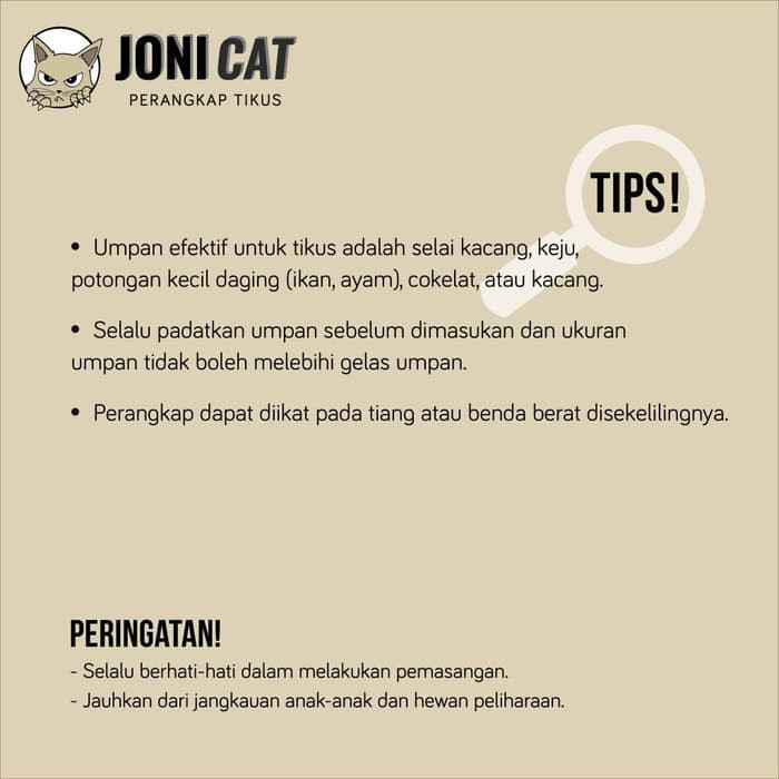 Jual Jual Joni Cat Perangkap Tikus Lbh Bgs Dari Pengusir Tikus Atau ...