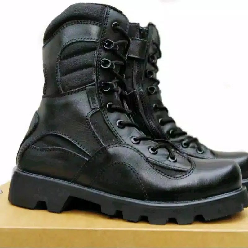 Jual SEPATU PDL TNI PDL POLRI SEPATU PDL KULIT ASLI SEPATU PDL SAFETY ...