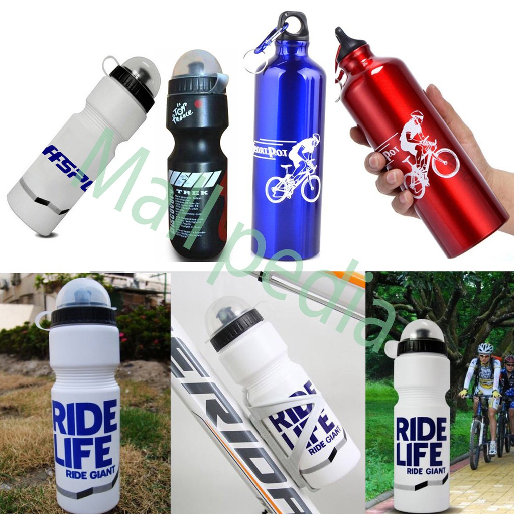 Jual MPro Botol Minum Sepeda 750ml Aluminium Olahraga 30A12 TaffSPORT ...