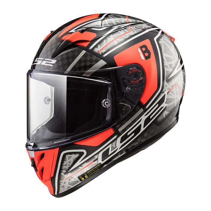 Jual HELM LS2 FF323 ARROW C EVO CARBON HECTOR BARBERA | Shopee Indonesia