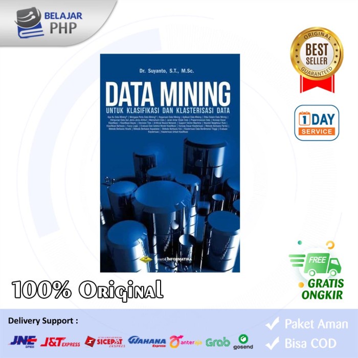 Jual database-buku- data mining untuk klasifikasi dan klasterisasi data ... Jual database-buku- data mining untuk klasifikasi dan klasterisasi data ...