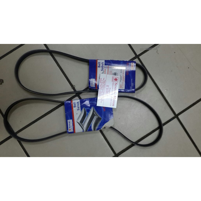 Jual van belt tali kipas ac dan alternator suzuki aerio baleno next g asli | Shopee Indonesia