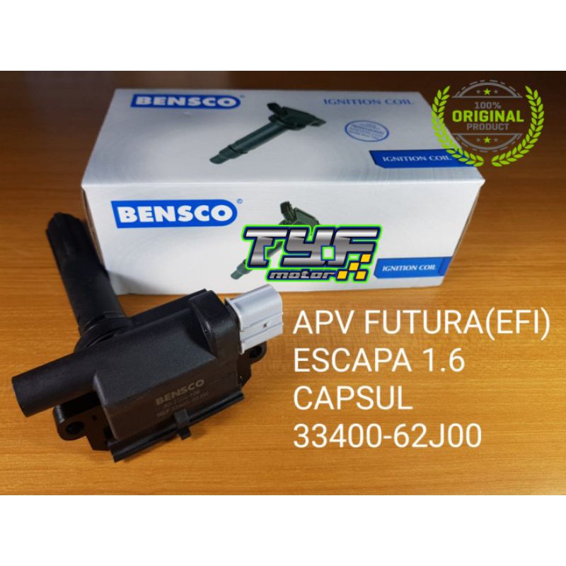 Jual COIL IGNITION COIL APV FUTURA EFI ESCAPE 1.6CC CAPSUL BALENO ...