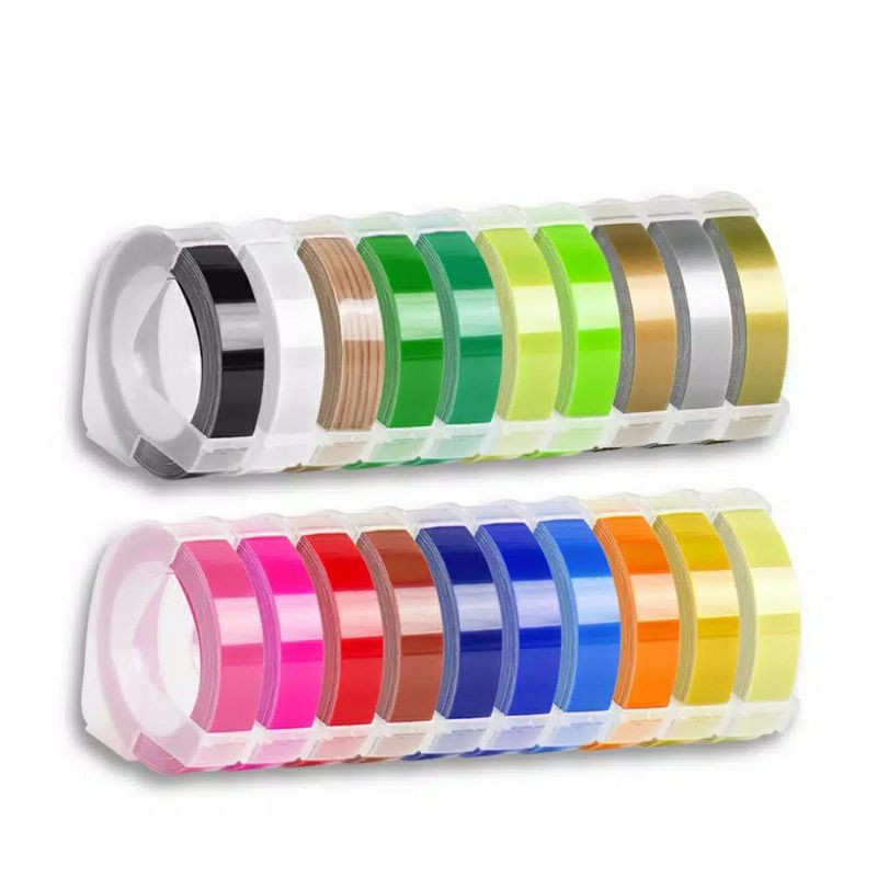 Jual CIDY TAPE LABEL MAKER REFILL 9MM BISA UNTUK DYMO DAN MOTEX ...