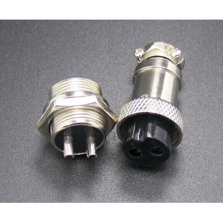 Jual GX16 2p Jack Aviation Plug Socket Konektor GX-16 16mm soket 2 p ...