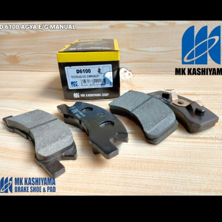 Jual Brake pad-kampas rem depan Agya Ayla manual MK KUNING KASHIYAMA ...