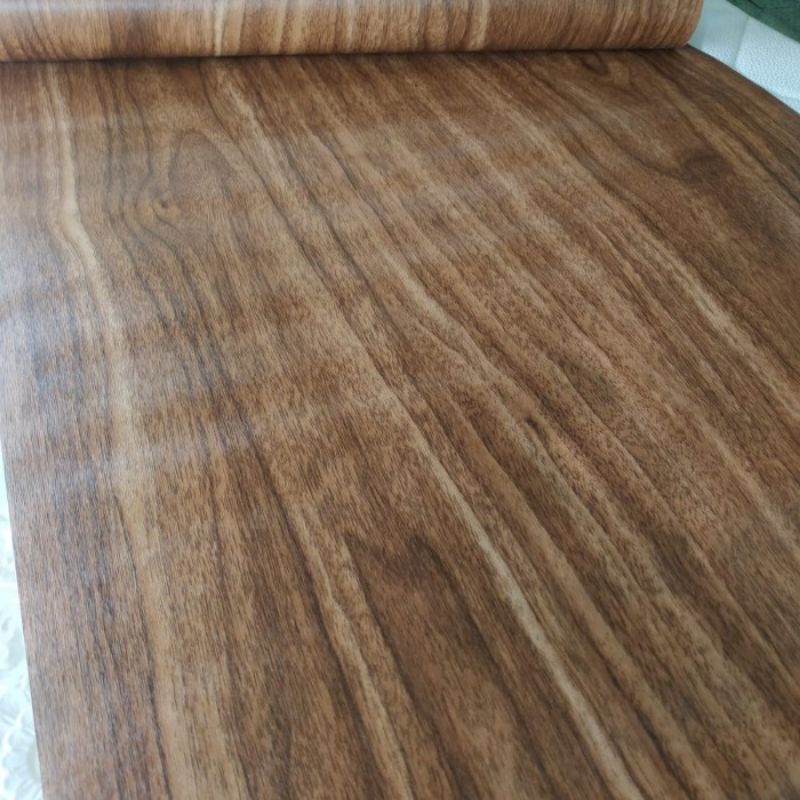 Jual Wallpaper Sticker Dinding Kayu Pernis Coklat Klasik Shopee Indonesia
