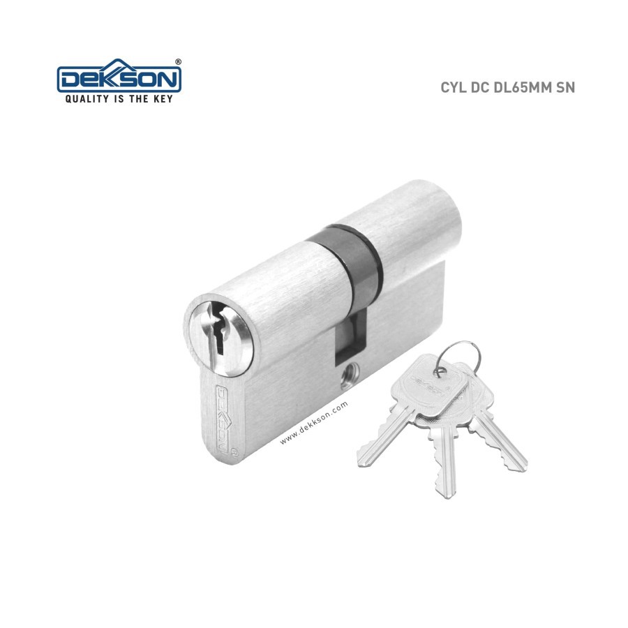 Jual Cylinder Door Lock Dekkson DC DL 65MM SN | Shopee Indonesia