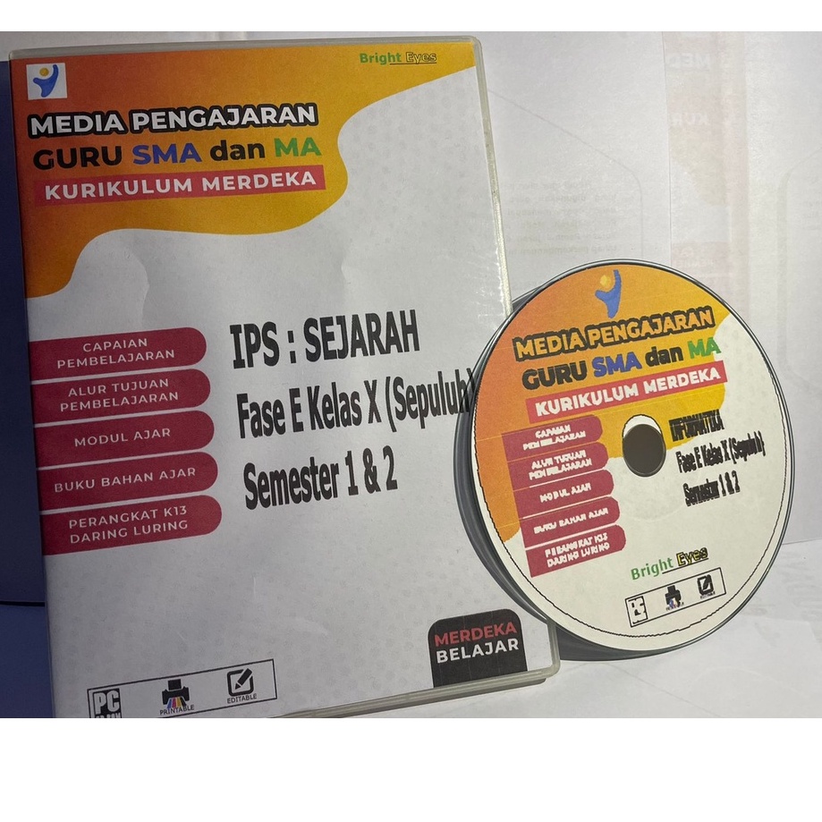 Jual CD MODUL AJAR SMA/MA IPS : SEJARAH FASE E ( KELAS X ) | Shopee Indonesia