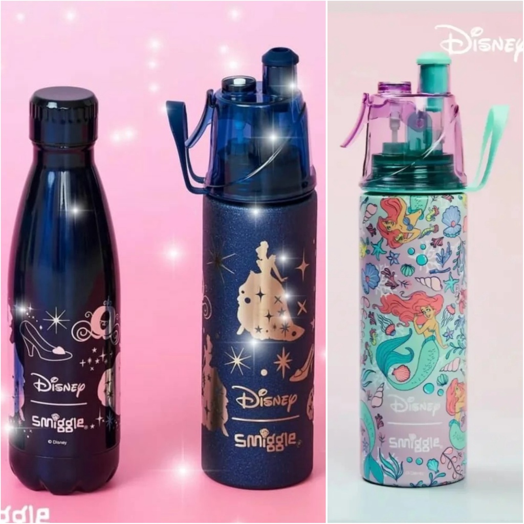 Jual Smiggle Disney Princess Insulated Stainless Steel Drink Bottle ...