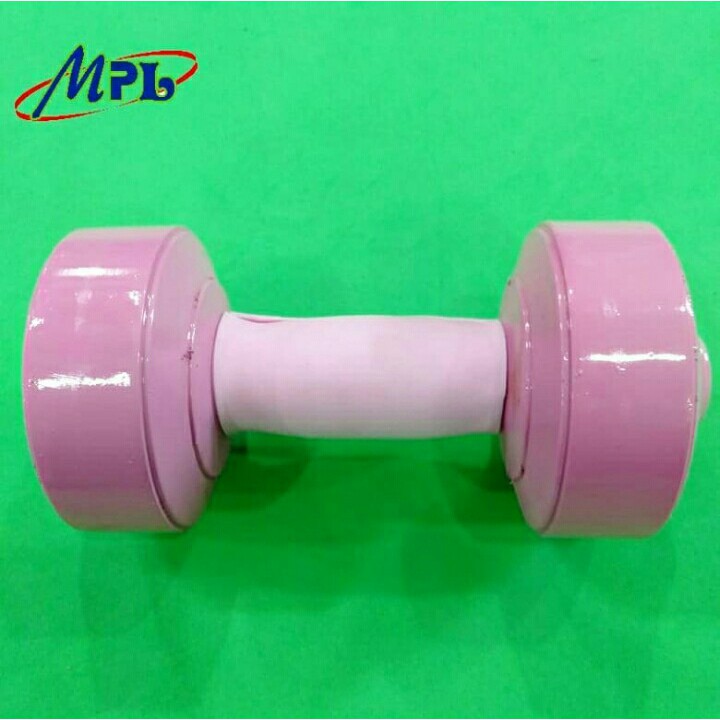 Jual DUMBLE / BARBEL / DUMBBELL / DUMBELL / DUMBEL 2 KG PINK GLOSS ...