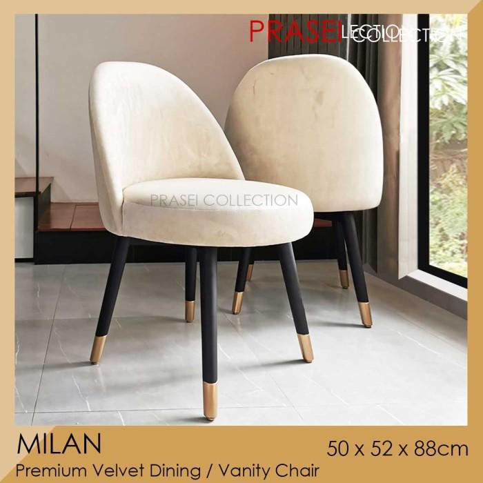 Jual Kursi Milan - Premium Dining Chair Vanity Chair Kursi Makan Kursi ...