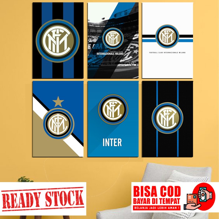Jual Hiasan Dinding Sepak bola Inter Milan Logo / Poster Sepak bola ...