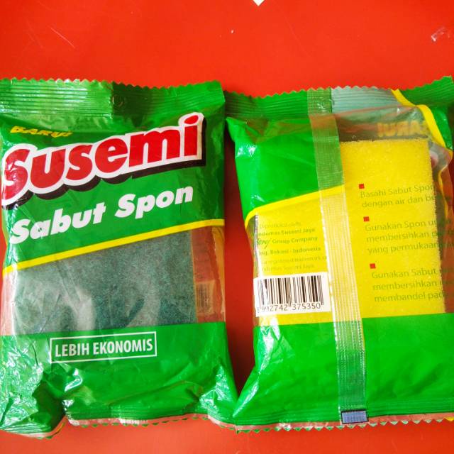 Jual SPON CUCI SABUT SUSEMI KUNING HIJAU CUCI PIRING SABUT IJO SERABUT ...