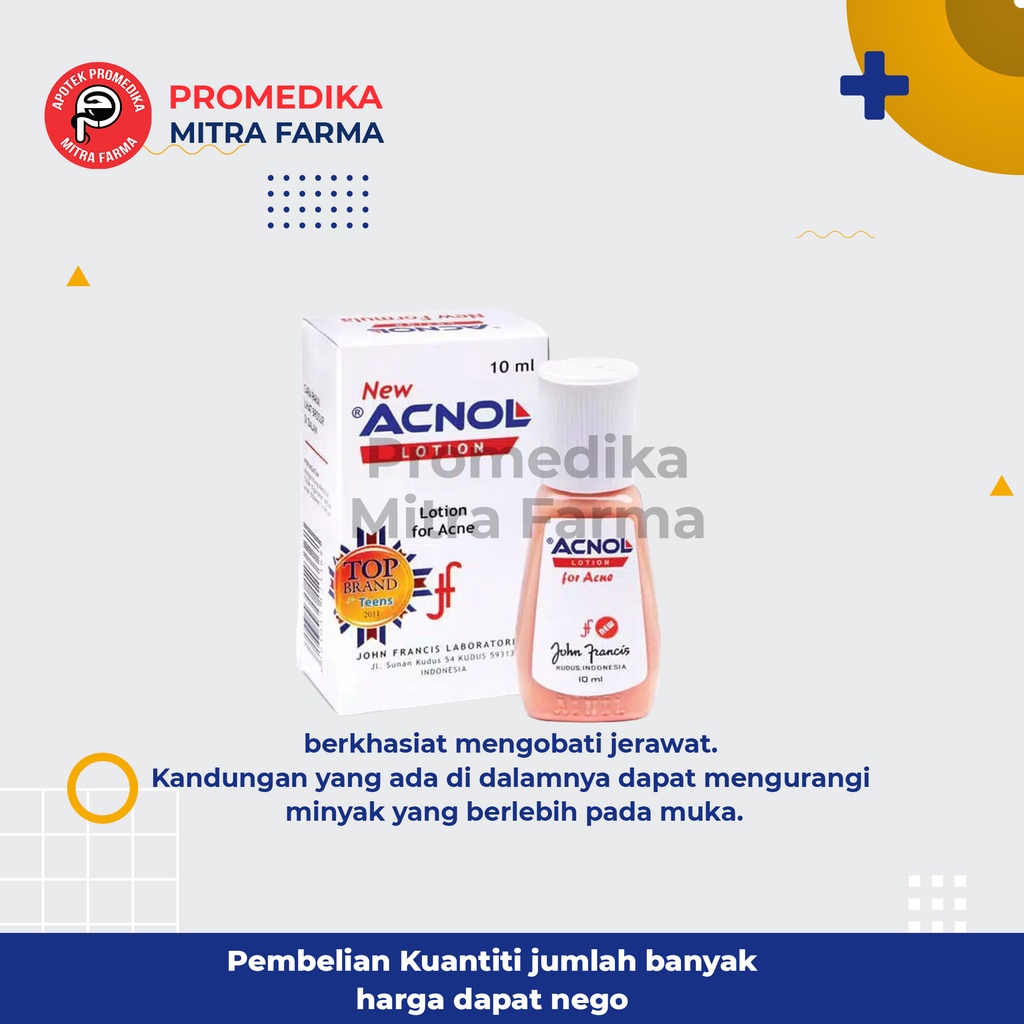 Jual Acnol Lotion 10 ml / Botol / Obat Totol Jerawat Cair | Shopee ...