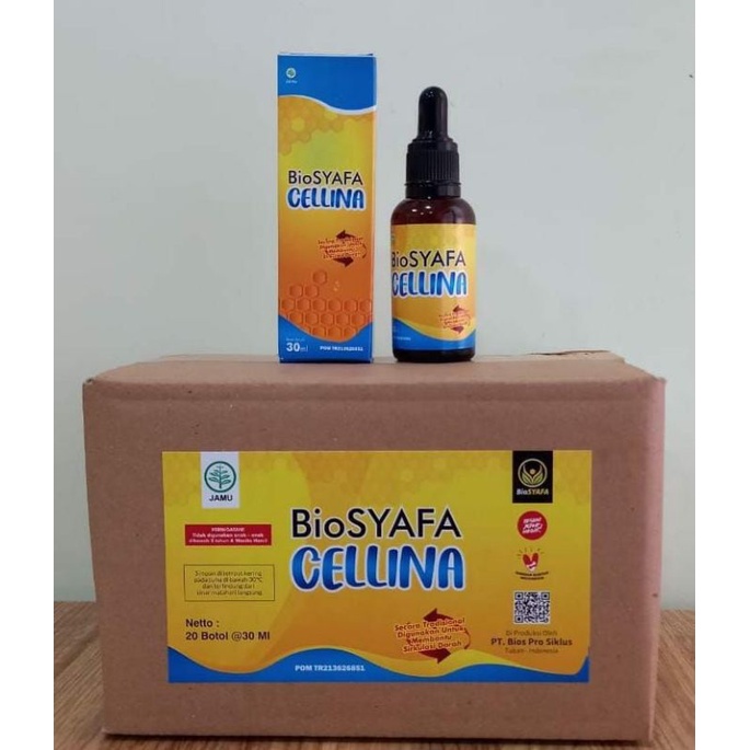 Jual Cellina Biosyafa Vitamin Probiotik Bayi Balita dan Anak BPOM ...