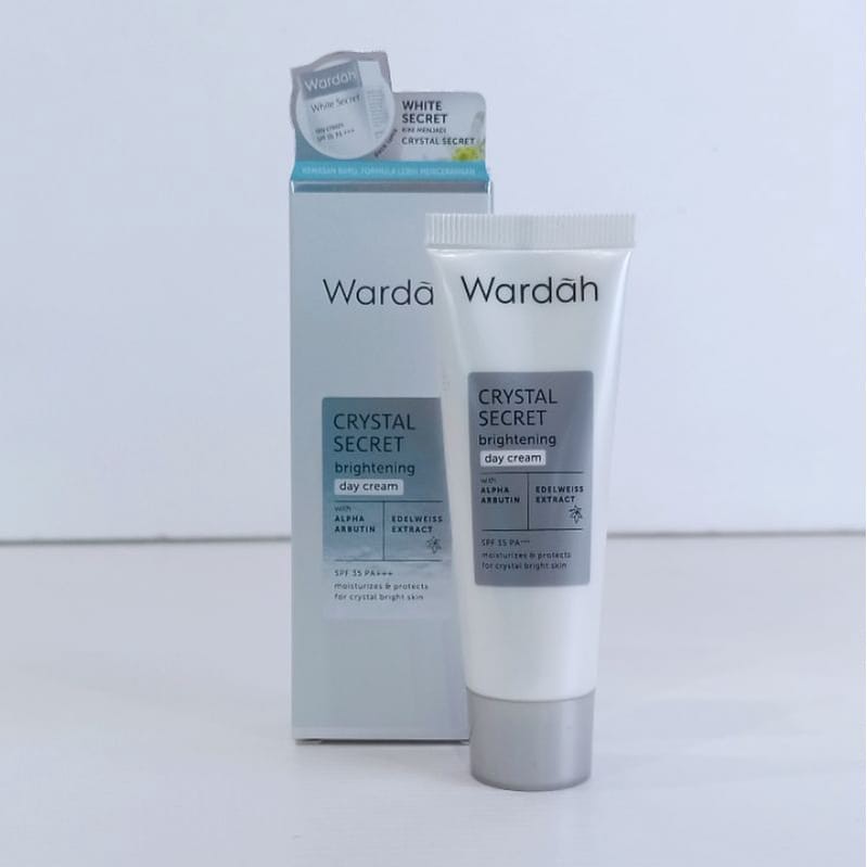 Jual Wardah CRYSTAL SECRET Day Cream Tube (White Secret) | Shopee Indonesia