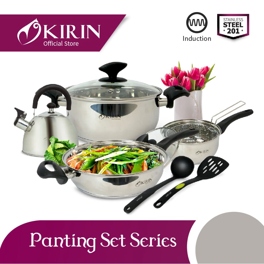 Jual KIRIN Panci Set Stainless Steel - Panting Set Series | Shopee ...