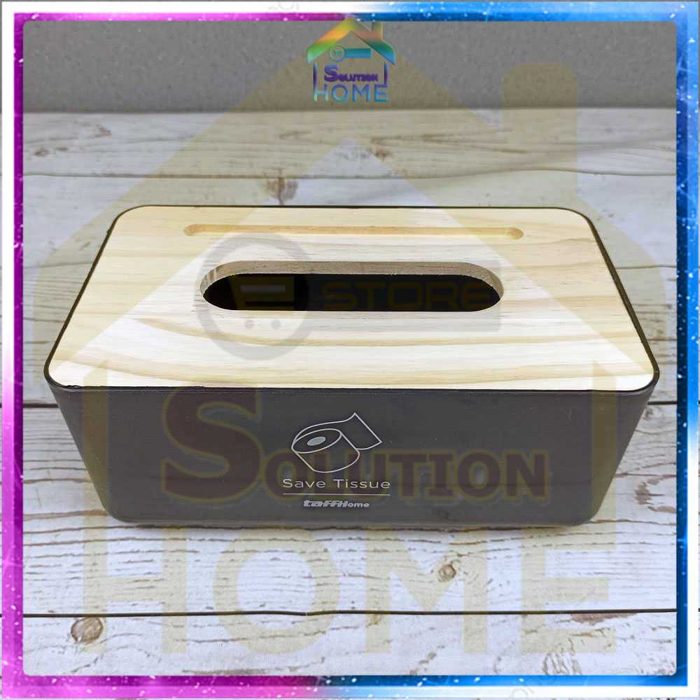 Jual HOME STORE SOLUTION - TaffHOME Kotak Tisu Kayu Solid Wooden Tissue ...