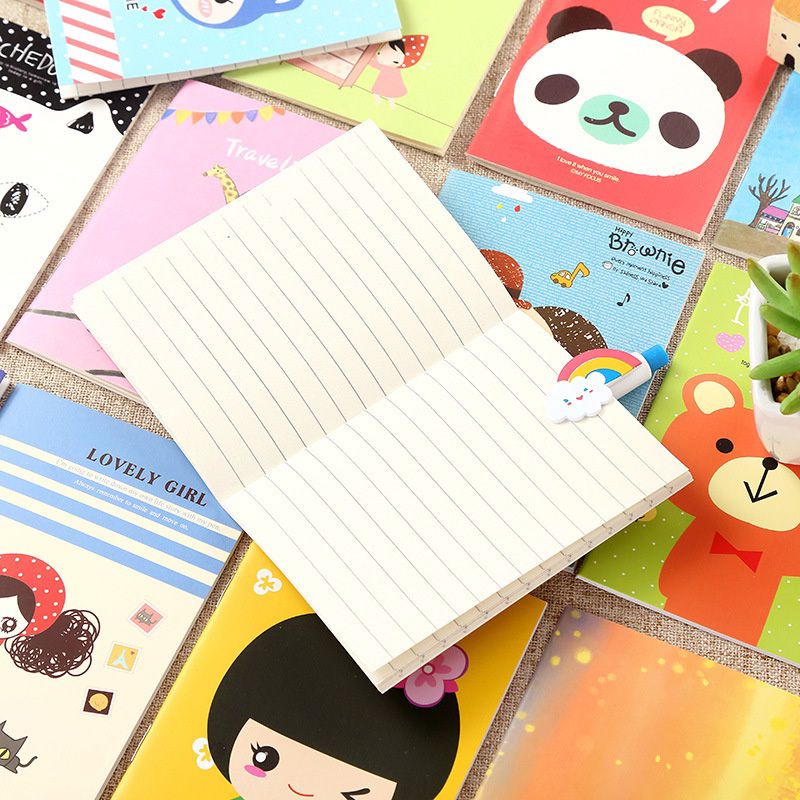 Jual Buku tulis mini / notebook buku noted motif karakter anime lucu ...