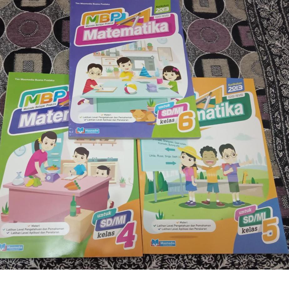 Jual Bagus Dipakai.>bdf-167 Buku MBP MTK /Masmedia / kelas 4 5 6 / MBP Matematika | Shopee Indonesia