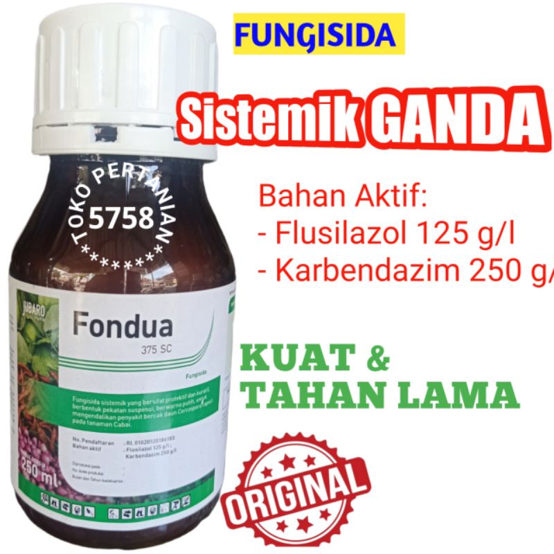 Jual Fungisida FONDUA 375 SC 250 ML - Mengobati Penyakit Tanaman ...