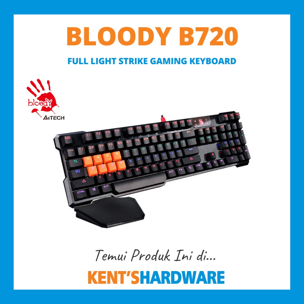 Jual Bloody B720 Light Strike Mechanical Keyboard | Shopee Indonesia