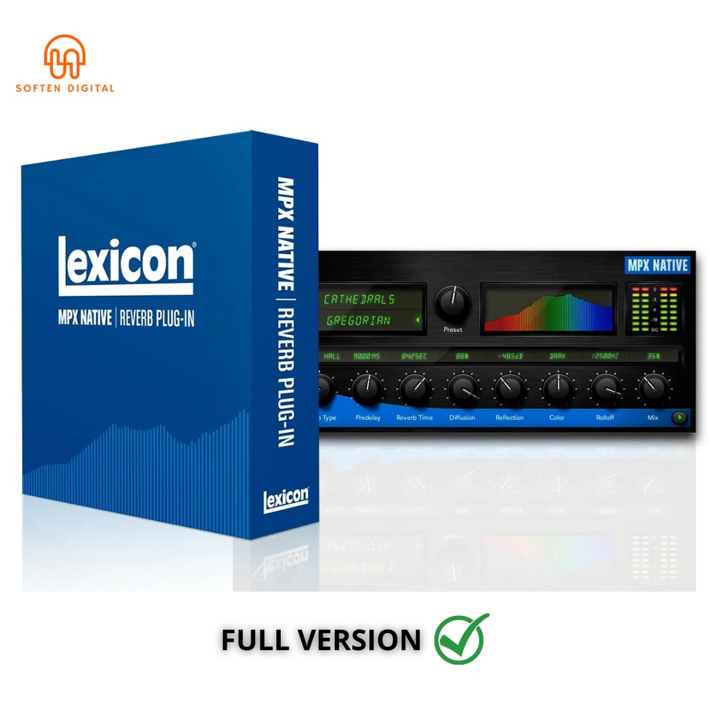 Jual Lexicon MPX Native Reverb 1 VST Plugin set the standard for studio ...