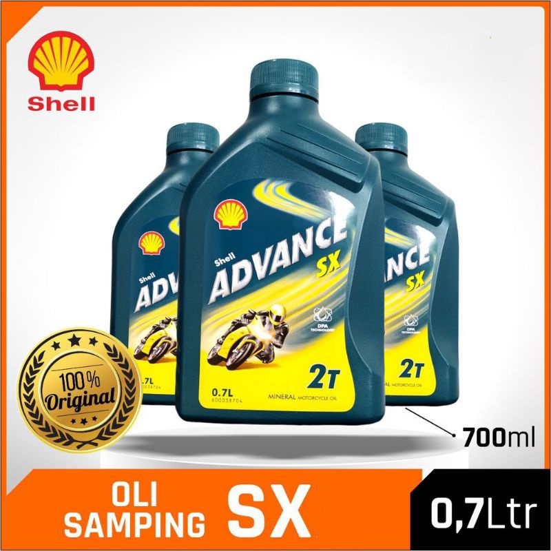 Jual Oli Samping Motor 2 Tak Shell Advance SX 700ml Motor RX-King F1ZR ...