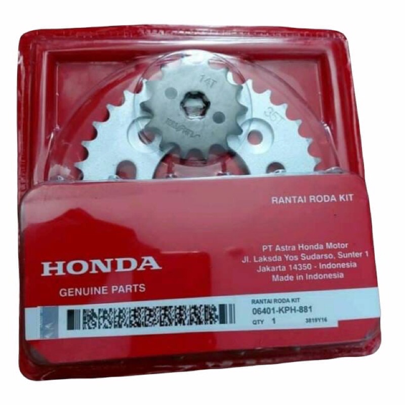 Jual gear gir set rante 1set suprax125 karisma kirana ahm kph | Shopee ...