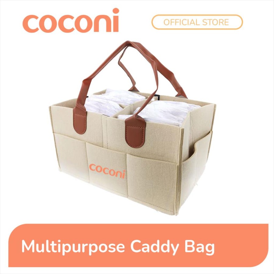 Jual Coconi Multipurpose Caddy Bag / Diaper Organizer Bag | Shopee ...