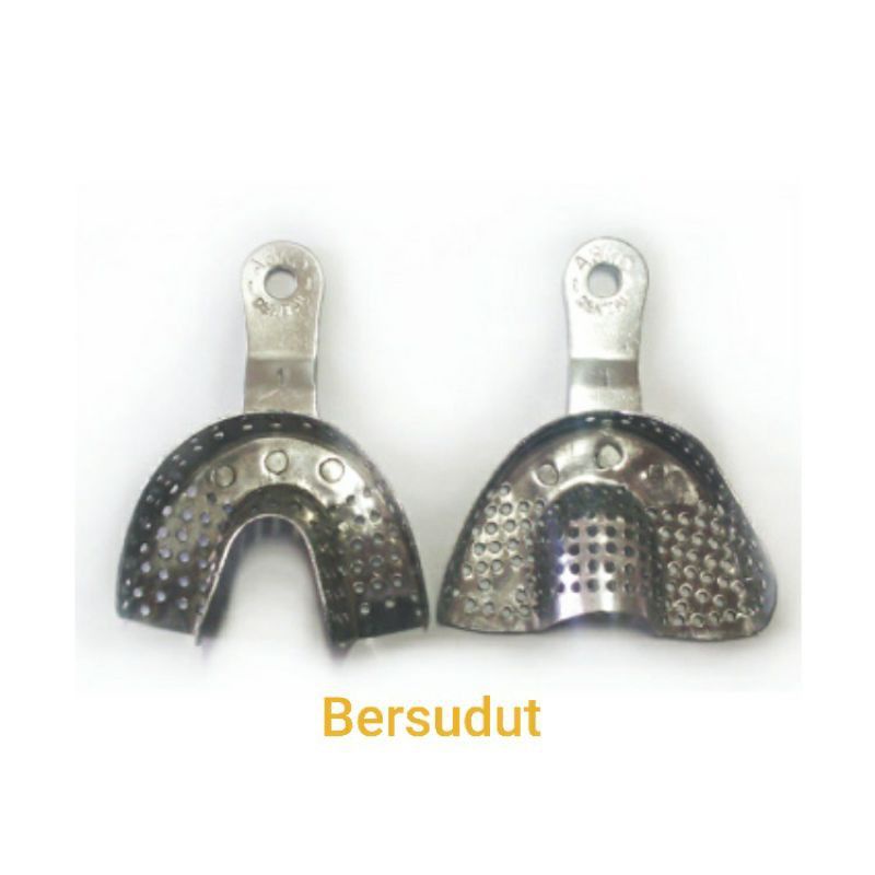 Jual Sendok Cetak Gigi Palsu Aluminium - Impression Dental Tray Cetakan ...