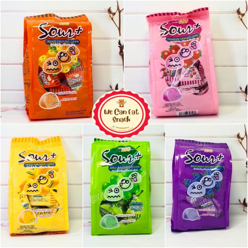 Jual Permen Asam Lot 100 Sour + Aneka Rasa Buah Import Candy | Shopee ...