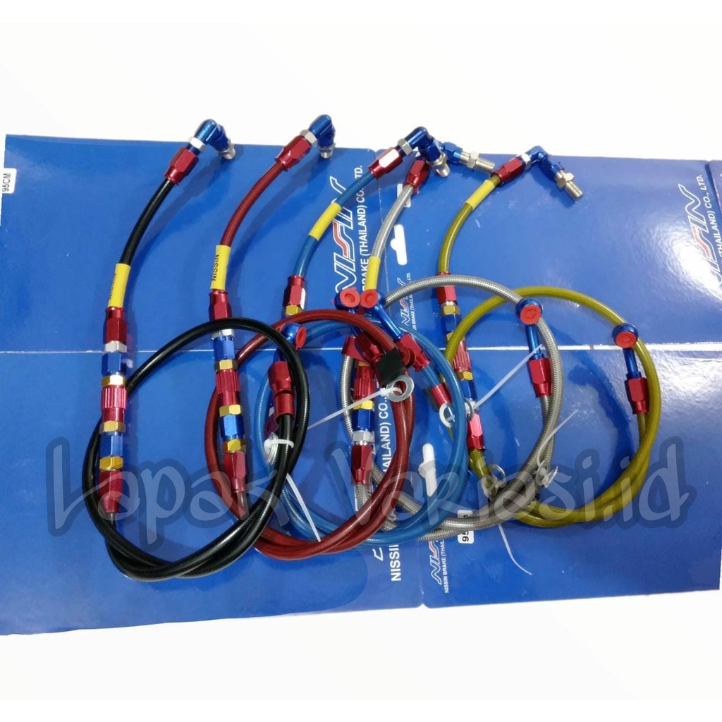 Jual SELANG REM DEPAN NISSIN CARBON PSI UK PANJANG SELANG 95CM THAILAND ...