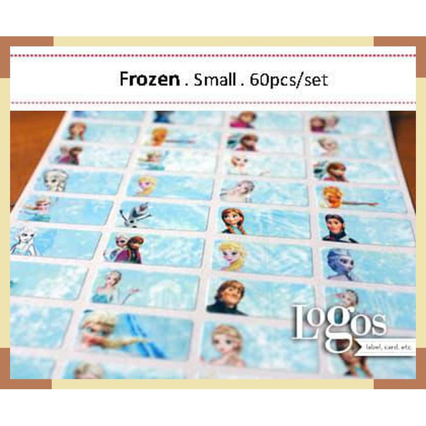 Jual Frozen Sticker. Name Label Small. Stiker karakter Frozen. cocok ...