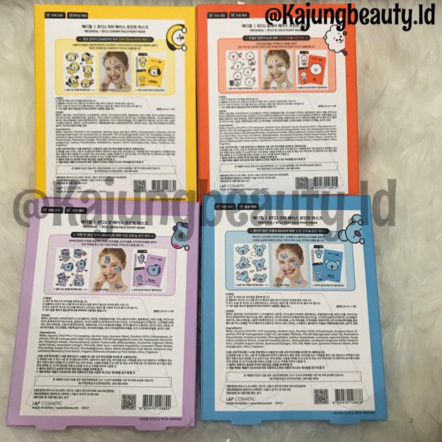 Jual PER BOX MEDIHEAL BT21 FACE POINT MASK CHIMMY RJ MANG KOYA BTS JIN ...