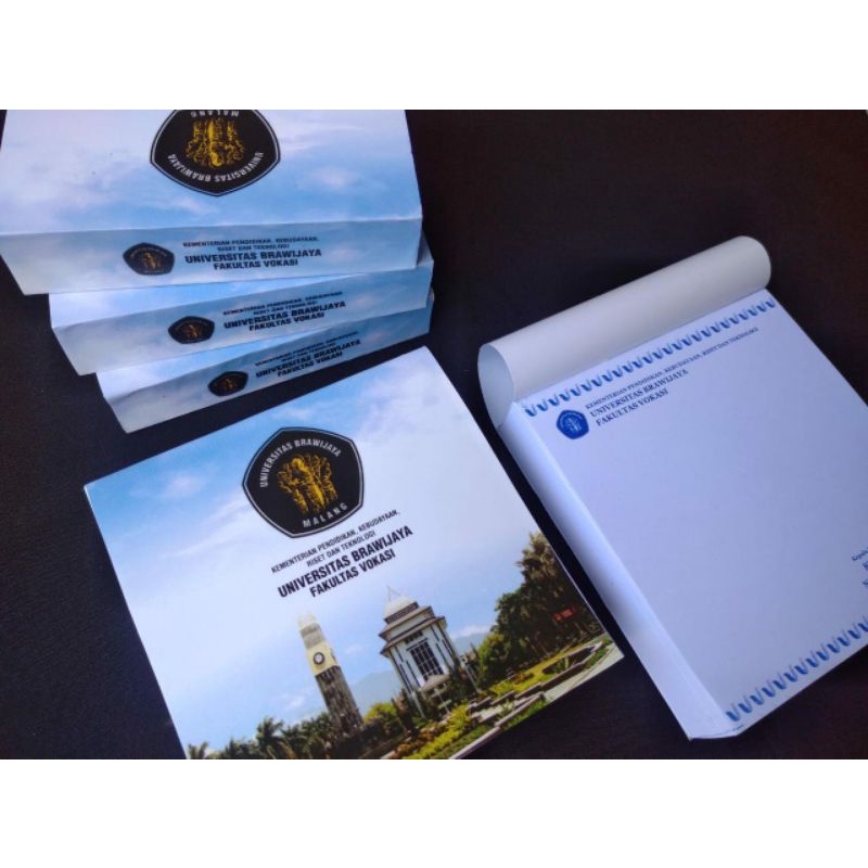 Jual BLOCKNOTE CUSTOM A6 MURAH SOUVENIR SEMINAR/BRANDING/PERNIKAHAN ...