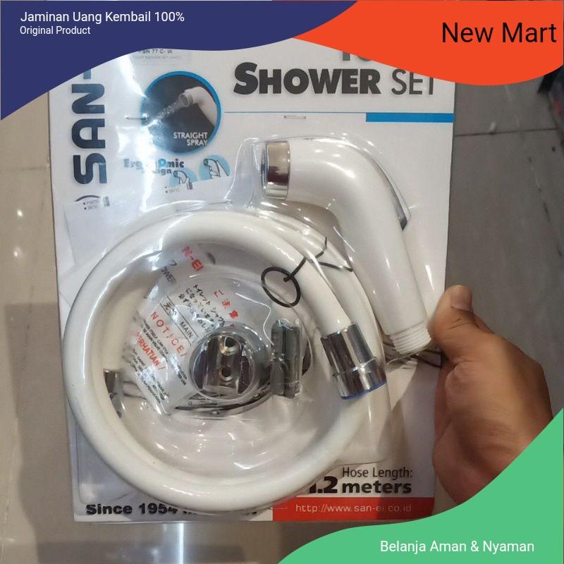 Jual TOILET SHOWER SET/San Ei Set Shower Toilet Psn77c - Putih | Shopee Indonesia