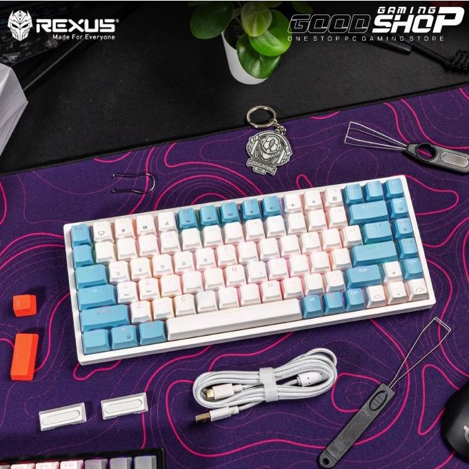 Jual Rexus Daxa M84 Ultimate Rgb Wired / Bt - Mechanical Gaming ...