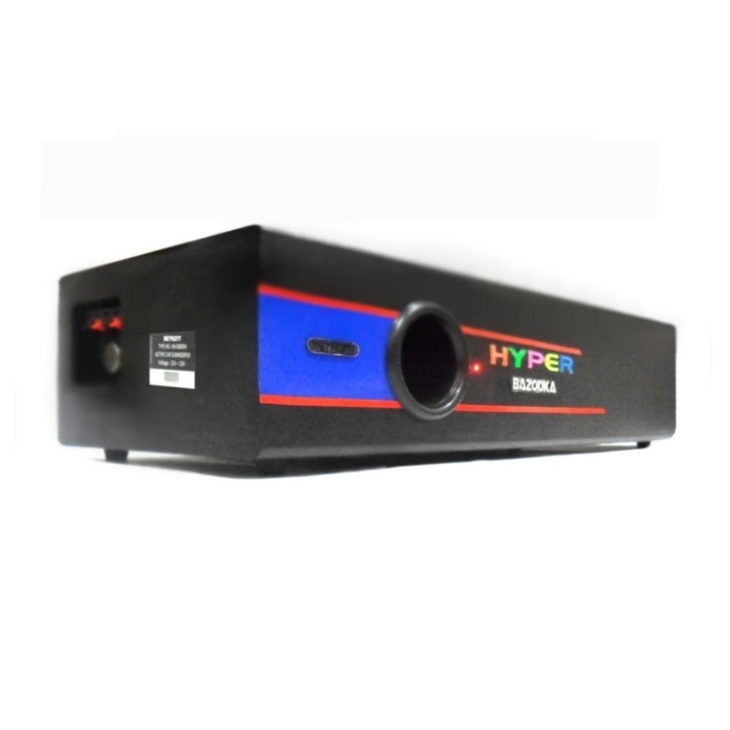Jual Subwoofer Aktif Mobil Hyper Bazooka 5000Wpmpo - Hitam Black ...