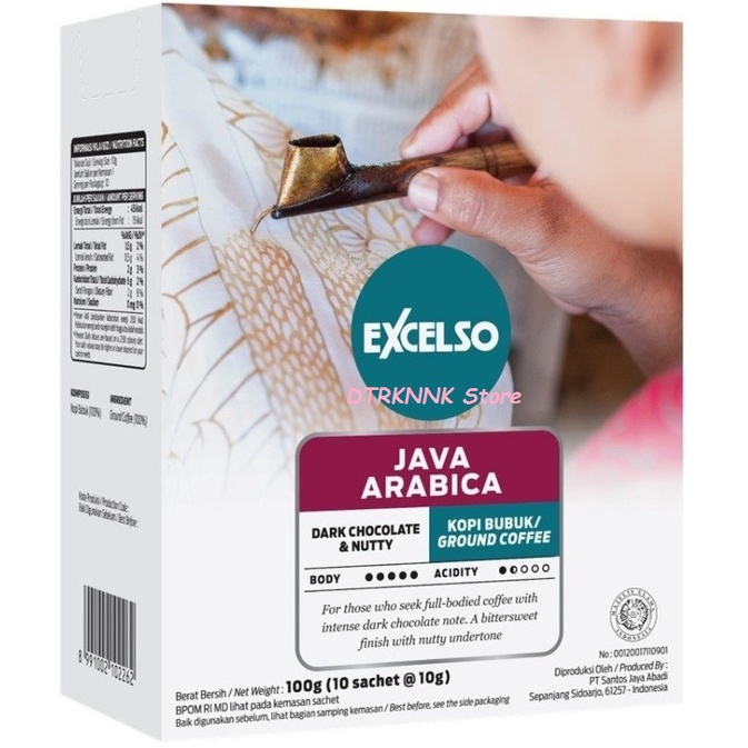Jual Excelso JAVA ARABICA - Folding Box (10 Sachet x 10 gram) | Shopee ...