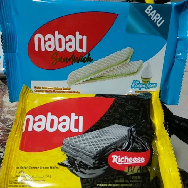 Jual Nabati richeese black atau kelapa lava 50g | Shopee Indonesia
