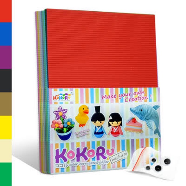 Jual Corrugated Paper / Kertas Bergelombang KOKORU HACHIRO ukuran A4 ...