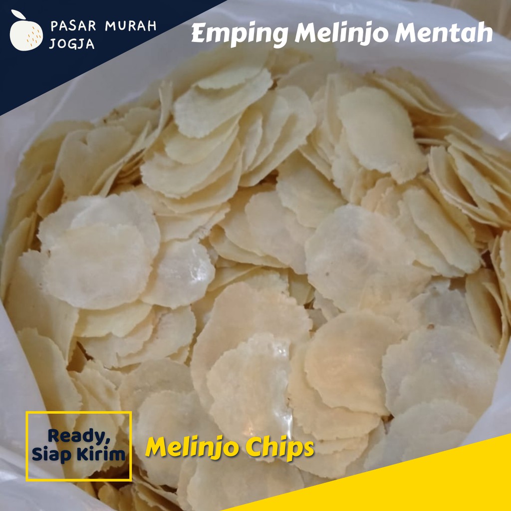Jual Emping Melinjo Mentah 1kg Emping Mlinjo Camilan Snack Pasar Murah Jogja | Shopee Indonesia