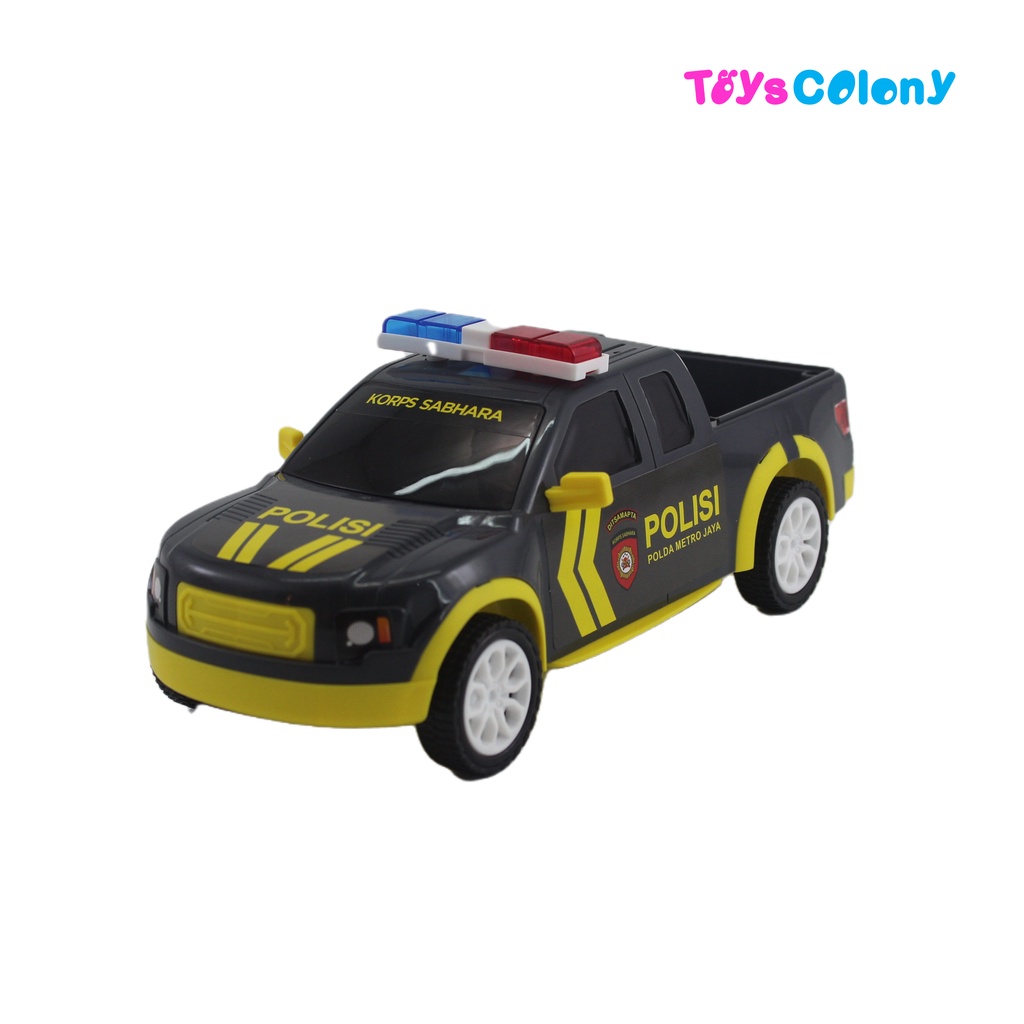 Jual MOBIL POLISI DOUBLE CABIN BAK TERBUKA RKC02151-1 | Shopee Indonesia