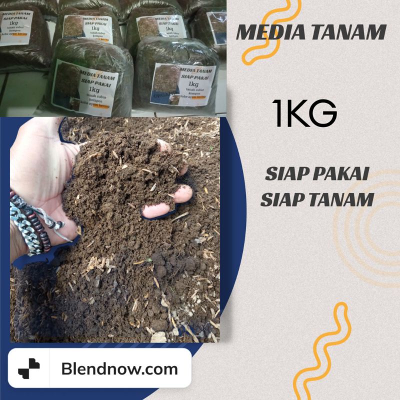 Jual MEDIA TANAM ORGANIK KEMASAN 1KG | Shopee Indonesia