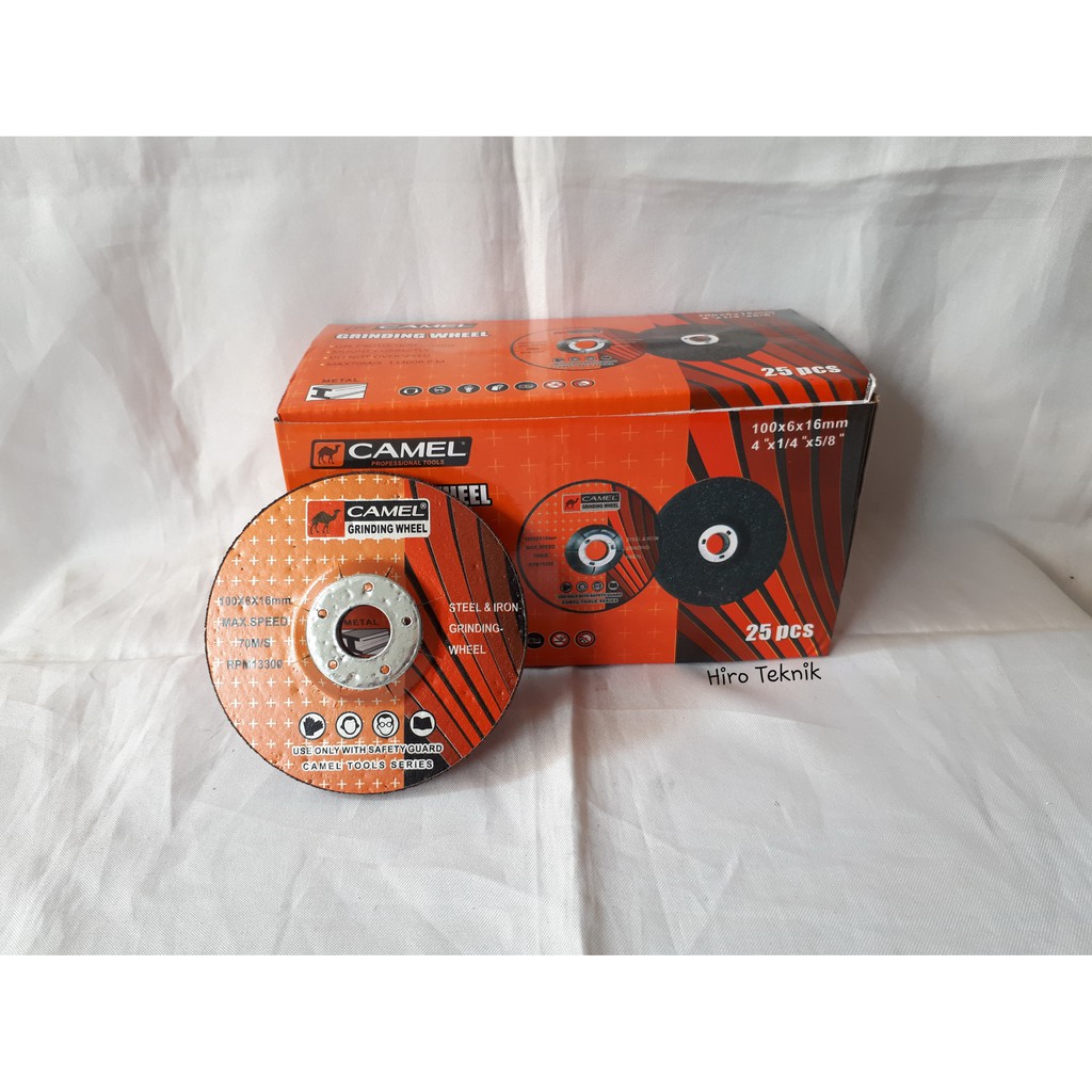 Jual CAMEL BATU GERINDA POLES 4" x 6 mm / BATU GURINDA POLES / BATU ...