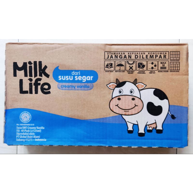 Jual surabaya susu cair uht dus milk life 115ml 115 ml | Shopee Indonesia