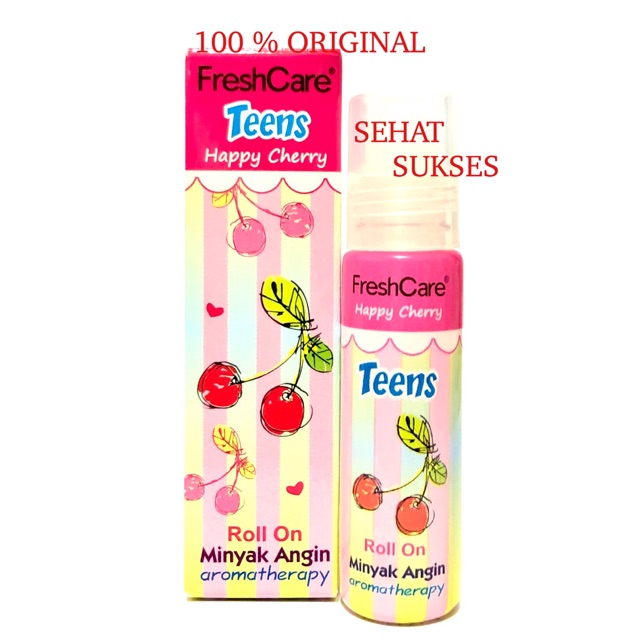 Jual FreshCare Teens Happy Cherry 10Ml ~ Minyak Angin Fresh Care Happy ...
