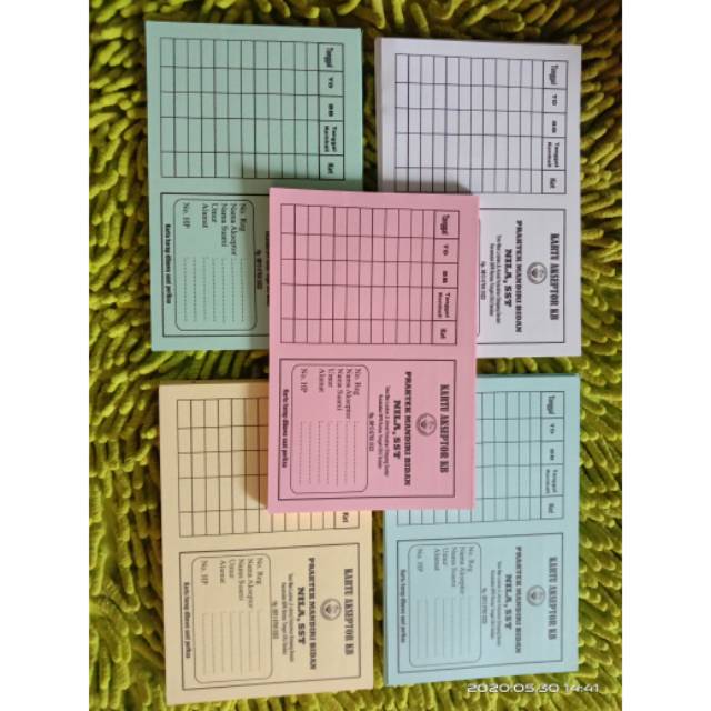 Jual KARTU AKSEPTOR KB - KARTU KB BIDAN - KARTU KB | Shopee Indonesia